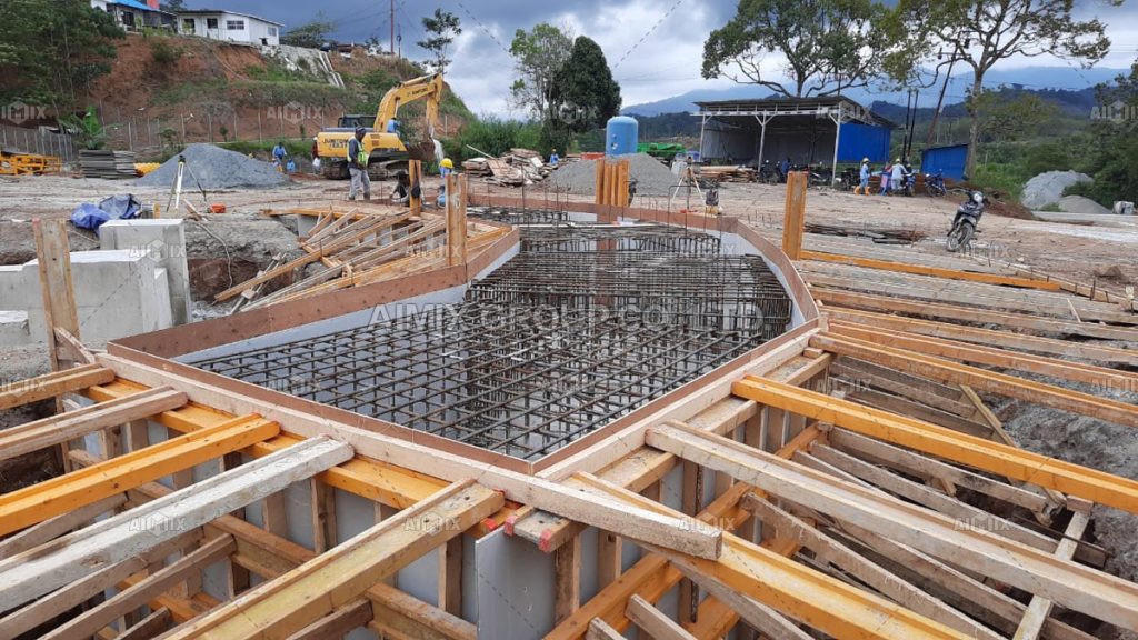 AJ90 Stationary Concrete Batching Plant Was Installed In Indonesia ...